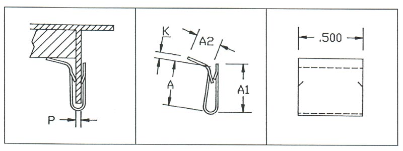 Winged U-Clips On ACS Manufacturing